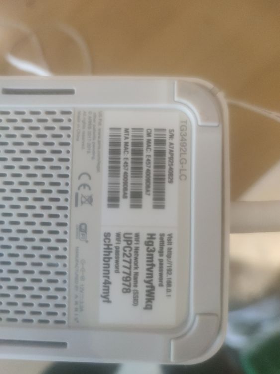 Arris Hotspot Router mit Verstärker (Gebraucht) in Aarburg für CHF 5 ...
