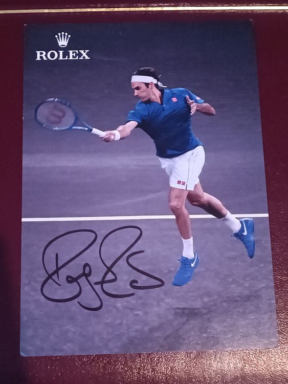 Roger Federer - handsigniert (Gebraucht) in Menziken für CHF 45 – mit ...