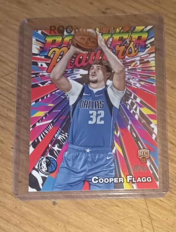Cooper Flagg Topps Power Players RC NBA card (Neu (gemäss Beschreibung ...