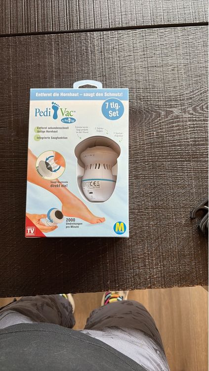 Pedi Vac Hornhautentferner - nie benutzt & originalverpackt (Neu und ...