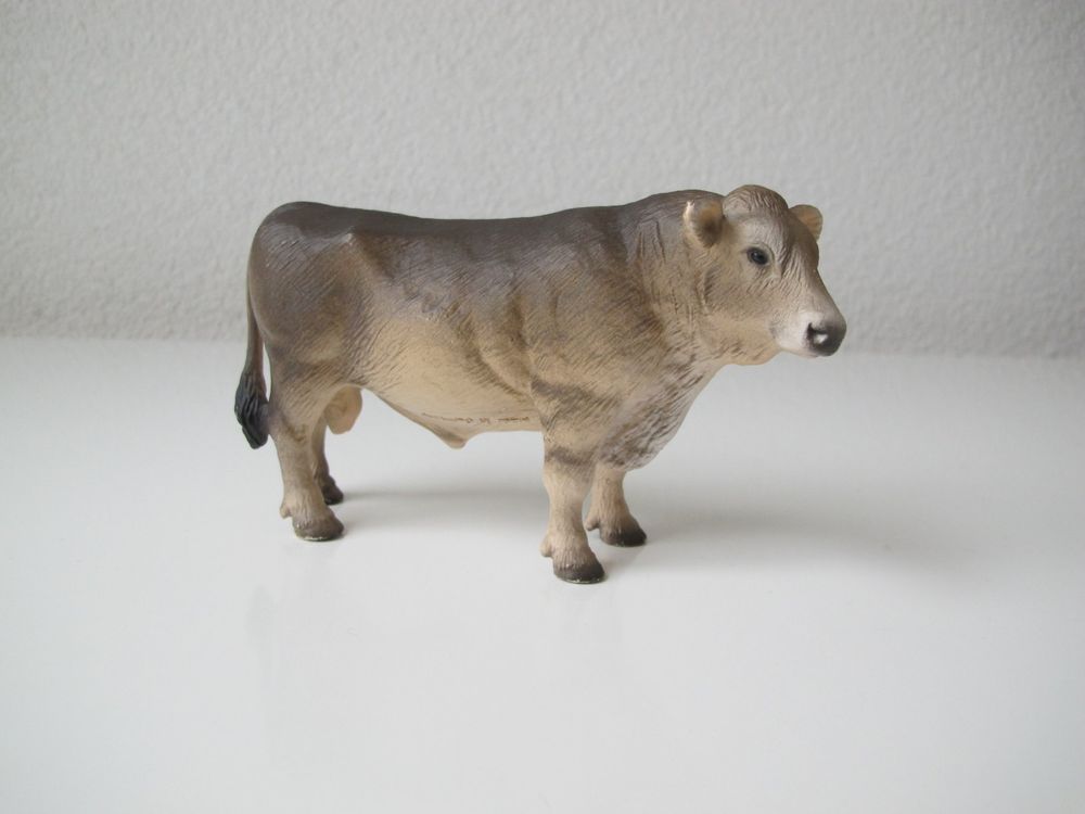 Schleich 13257 Braunvieh-Bulle, Swiss Bulle, Stier | Kaufen auf Ricardo