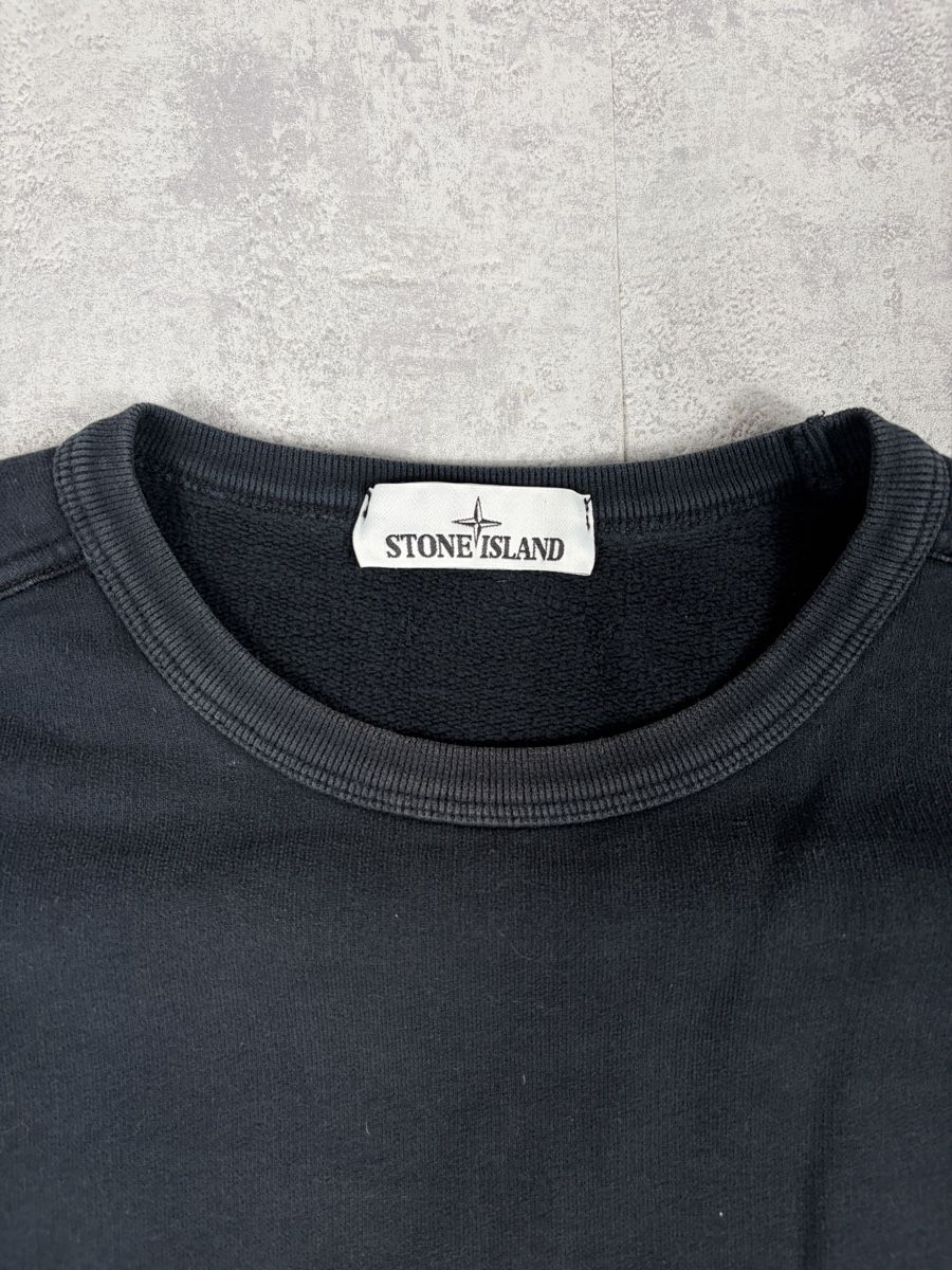 Sweat Stone Island Crewneck Bleu marine Effet "OLD" - M (Neuf (Voir ...