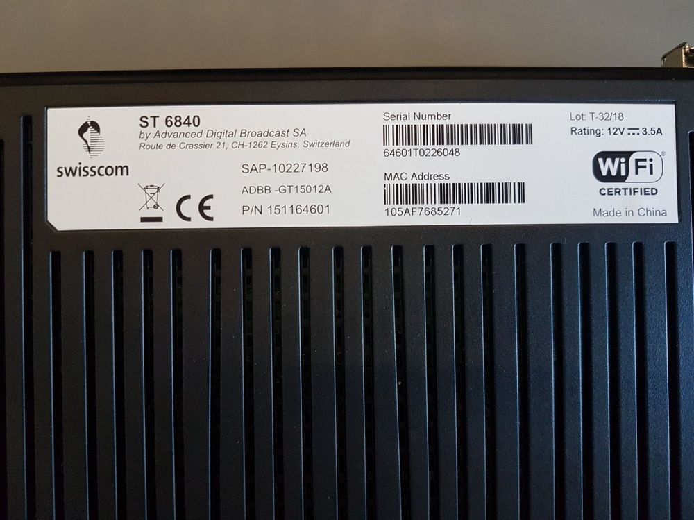 Swisscom Centro Business 2.0 Router (Gebraucht) in Tübach für CHF 30 ...