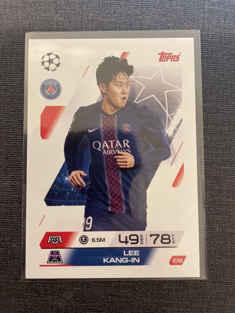 Topps Match Attax Lee Kang-In Paris Saint-Germain (Neu (gemäss ...