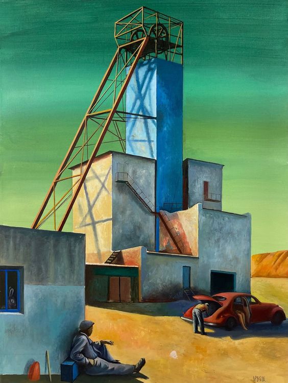 Valentin Rusin (1958) grosses Gemälde (Gebraucht) in Root für CHF 1310 ...