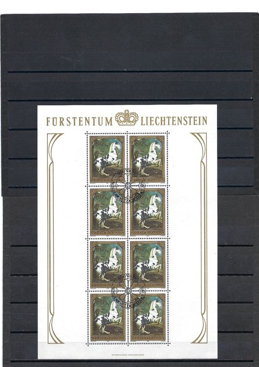 Bogen Nr. 655 - 657I Fürstentum Liechtenstein (Neu (gemäss Beschreibung ...