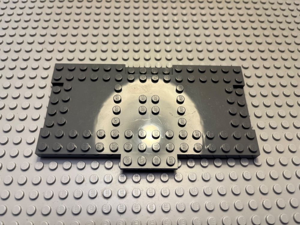 Lego Platte modifiziert (18922) 8x16x2/3 dunkelgrau (Gebraucht) in ...