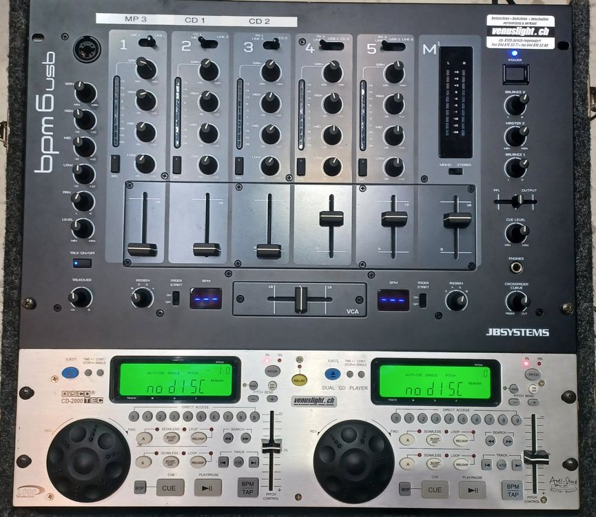 DJ Cube Würfel Desk Case komplet mit USB bpm Mischpult CD (Gebraucht) in Watt für CHF 495 – nur ...