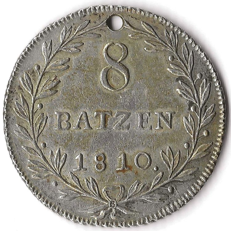 Münze Zürich 8 Batzen 1810 HMZ 2-1175a (Gebraucht) in Flüelen für CHF ...