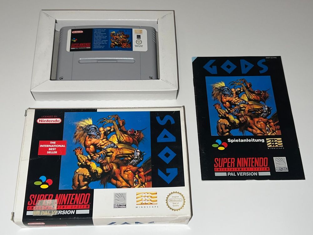 Super Nintendo (SNES) Spiel - Gods (OVP) (Gebraucht) in Zürich für CHF ...