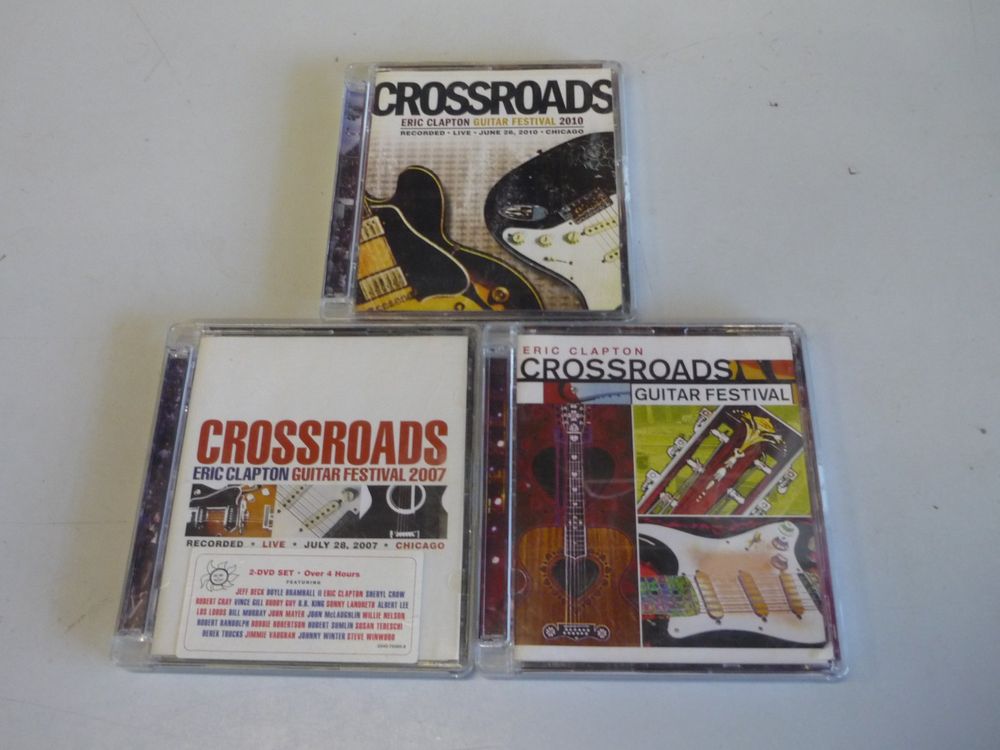 3x DVD - Crossroads Eric Clapton Festival 2010 / 07 Guitar (Gebraucht) in Beringen für CHF 10 ...