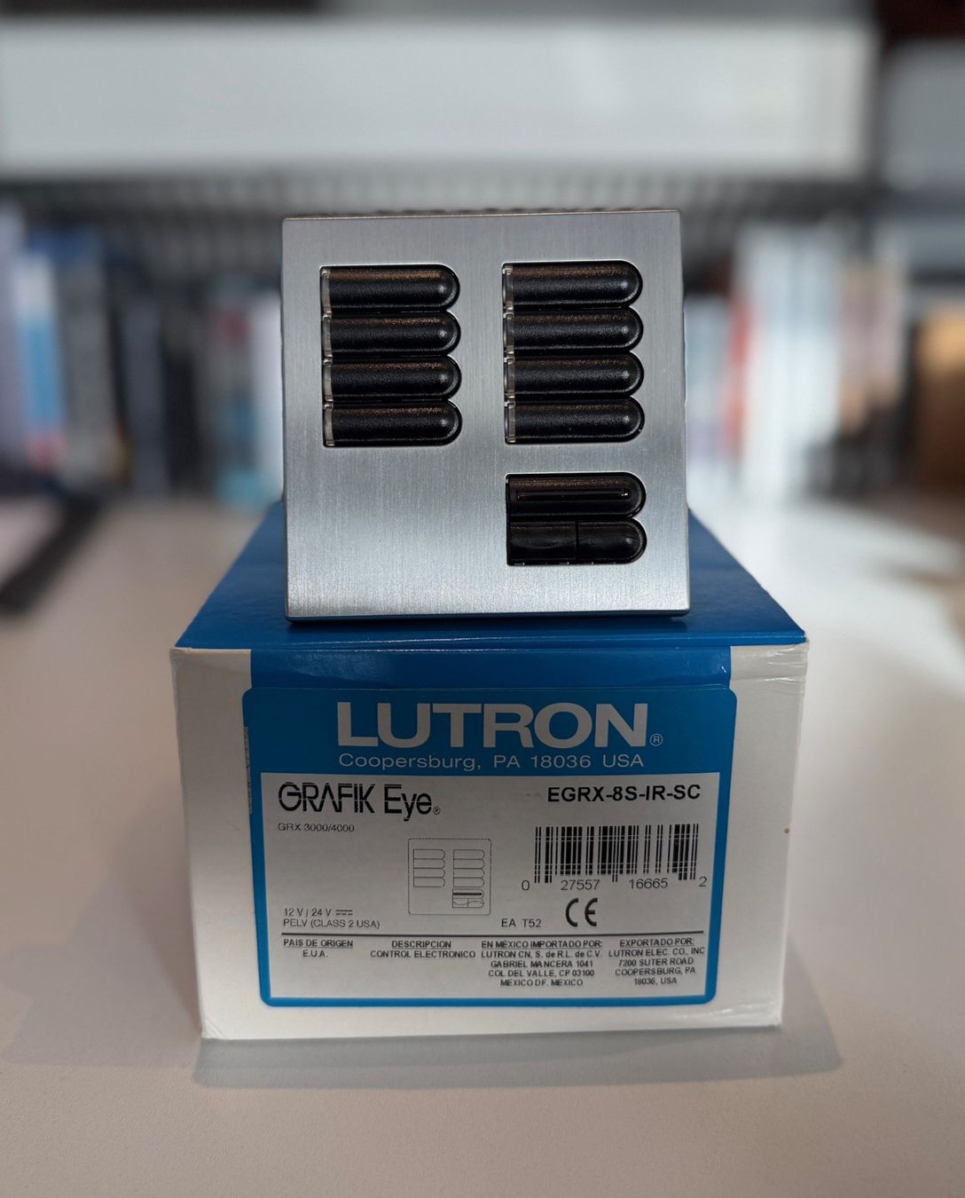 LUTRON GRAFIK Eye EGRX-8S-IR-SC – 8-Szene IR Bedienstelle | (Neu und ...