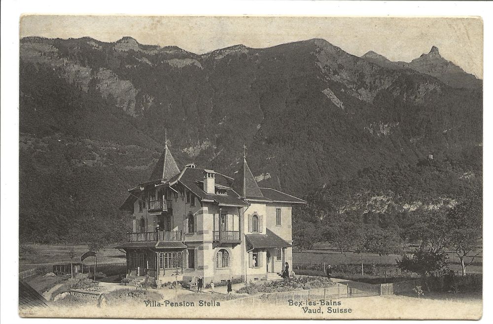 Bex-les-Bains (VD) Villa Pension Stella - um 1910 (Gebraucht) in ...