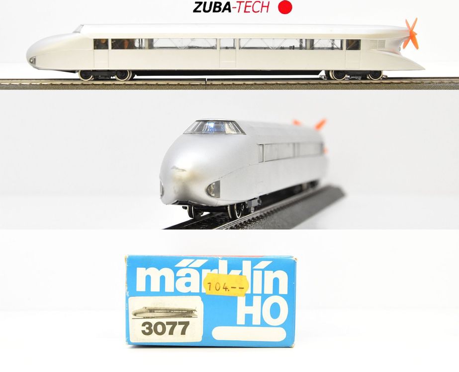 Märklin 3077 Schienenzeppelin Kruckenberg H0 WS Analog OVP | Kaufen auf ...