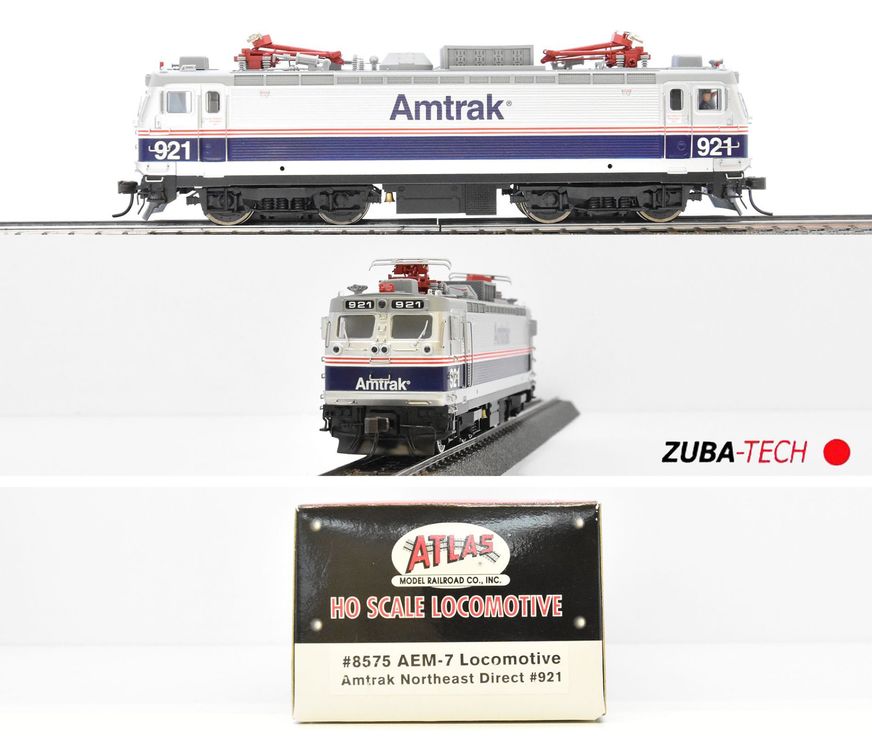 Atlas 8575 E-Lok AEM-7 Amtrak H0 GS Analog mit OVP | Kaufen auf Ricardo