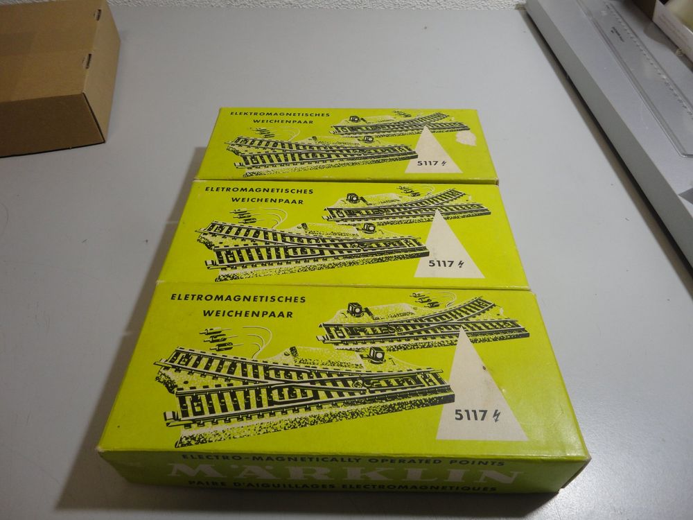 Märklin Weichenpaar 5117 H0 | Kaufen auf Ricardo