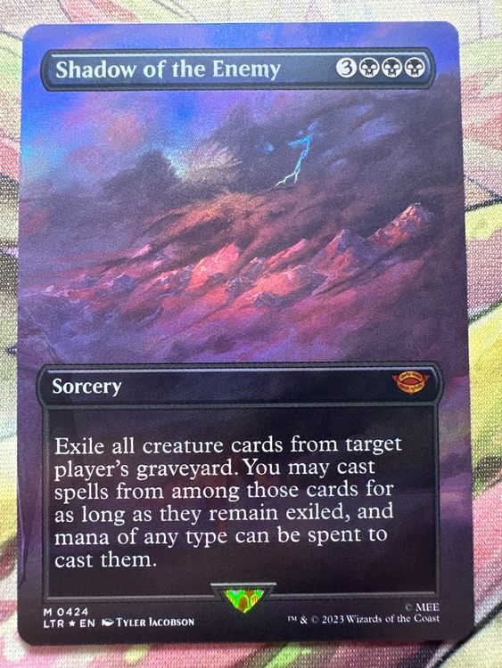 Shadow of the Enemy FOIL Variant 0424 Lord of the Rings (Neu (gemäss Beschreibung)) in Windlach ...