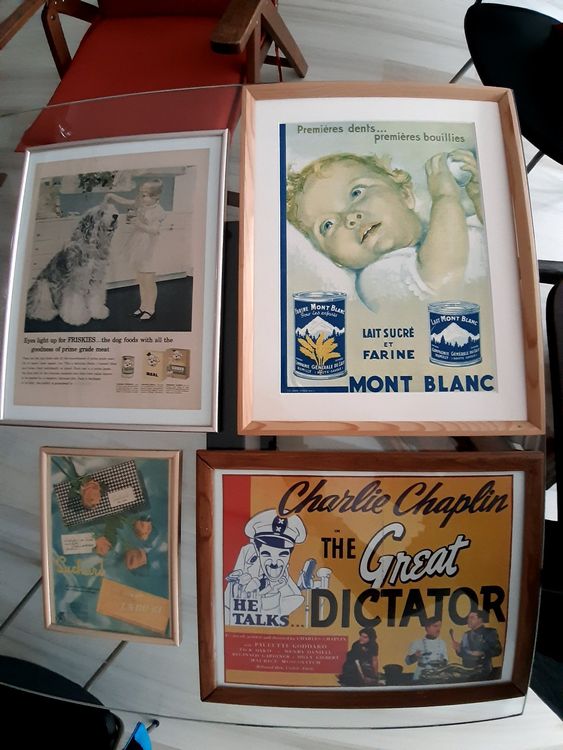 Werbung Bilder 50er-60er Jahre 4Stk. Antik. | Kaufen auf Ricardo