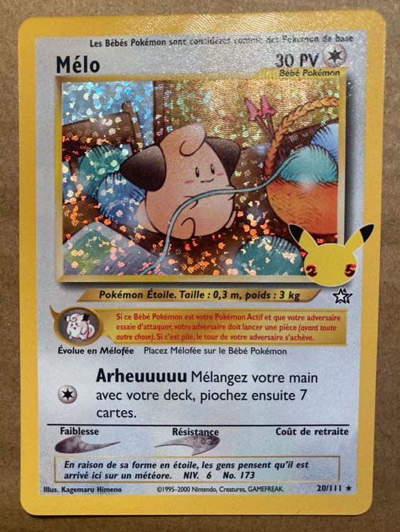 Mélo 20/111 - Pokemon célébrations FR | Kaufen auf Ricardo
