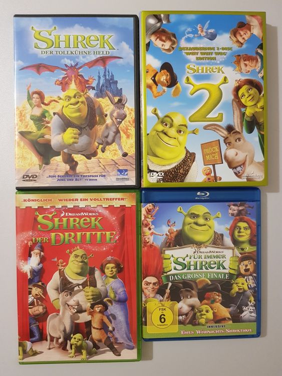 Shrek 1 - 4 /DVD & Bluray (Gebraucht) in Münchenstein für CHF 15 – mit ...