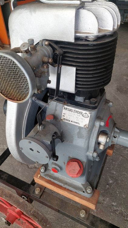 Motor ZURCHER St. Aubin Oldtimer Standmotor (Gebraucht) in Bilten für ...