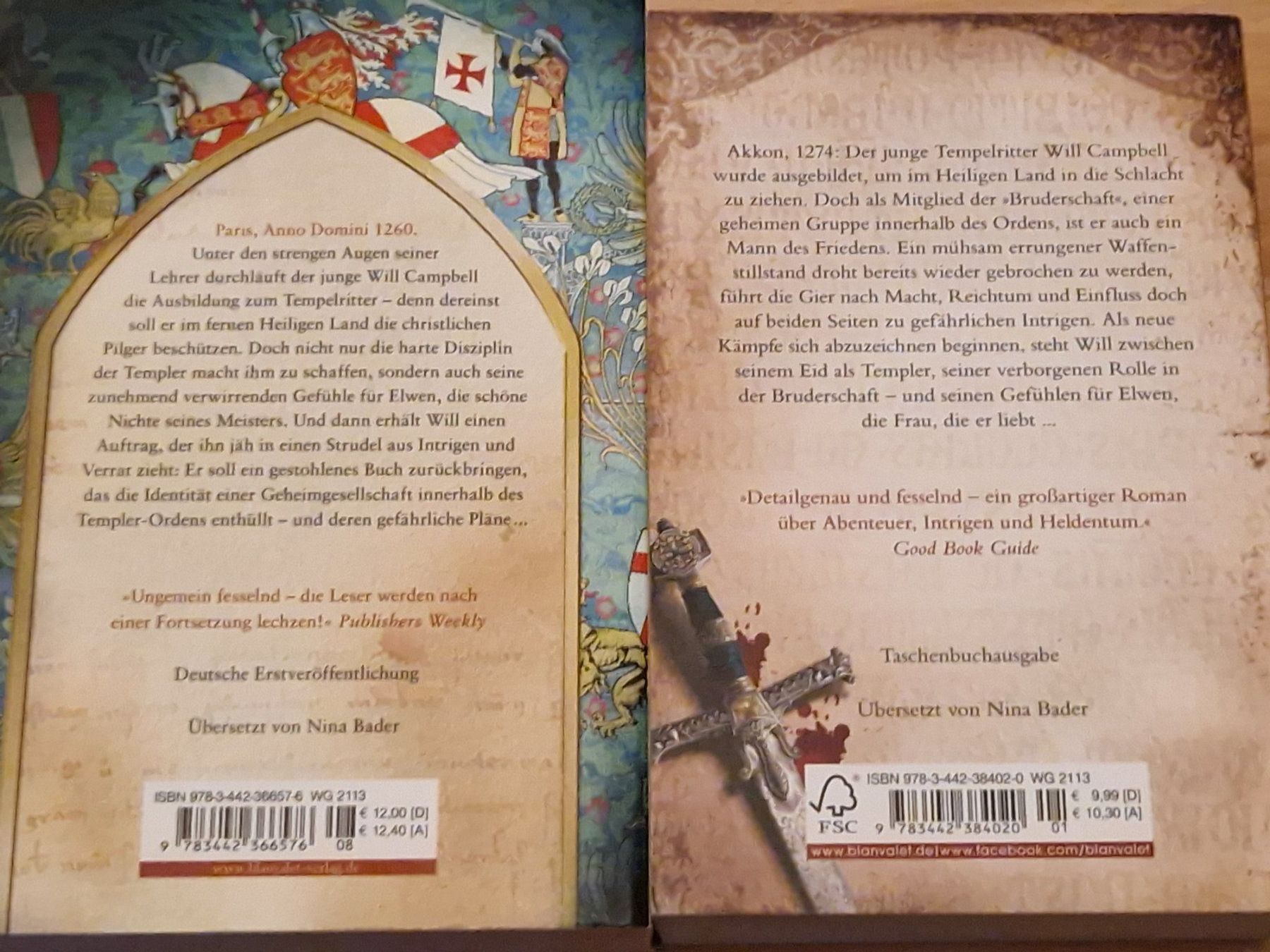 Robyn Young Blutritter / Blutschrift Brethren Romane 1+2 (Gebraucht) in Neuhausen am Rheinfall ...