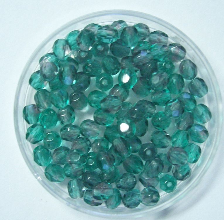 Glasschliffperlen Petrol Grau 4 mm (Neu und originalverpackt) in Gunzwil für CHF 3 – mit ...