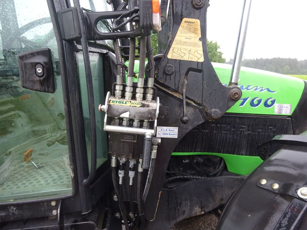 Traktor Deutz Agrofarm 100 mit FH+ FZ und Frontlader (Gebraucht) in ...