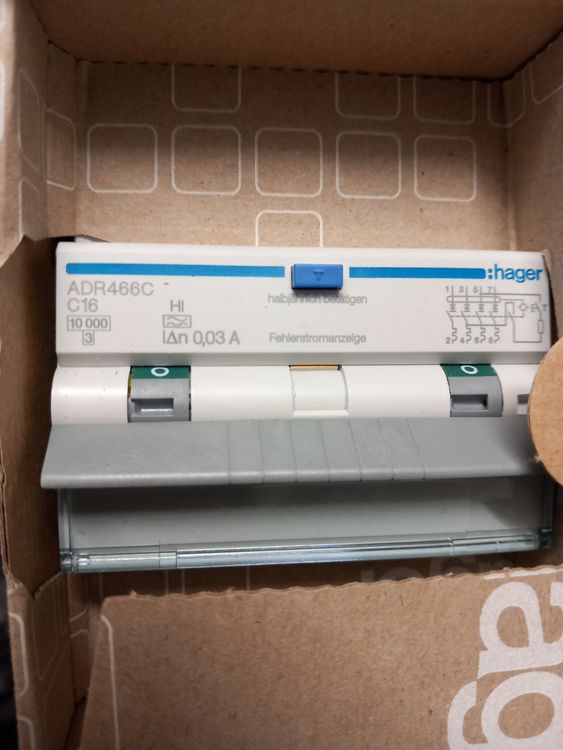 Hager FI-LS 4pol. ADR466C C16/30mA | Kaufen auf Ricardo
