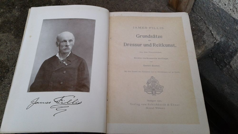 antik Buch Dressur & Reitkunst 1905 James Fillis (Gebraucht) in ...
