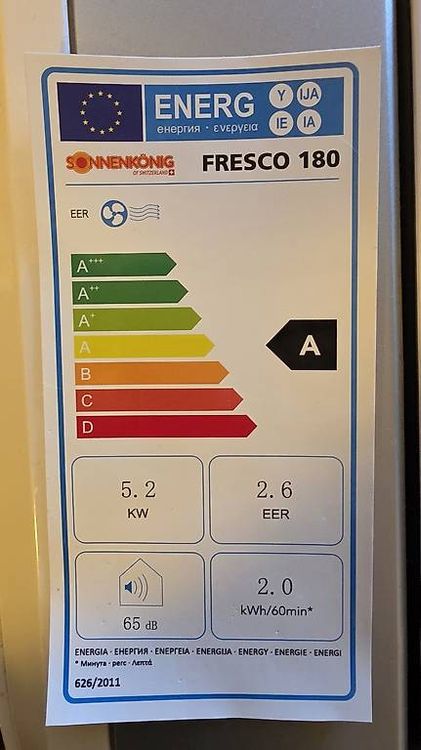 Climatiseur mobile Sonnenkoenig fresco 180 (Gebraucht) in Geneve für ...