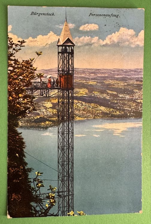 Alte Postkarte Bürgenstock Personenaufzug (Gebraucht) in Andwil SG für CHF 5 – mit Lieferung auf ...