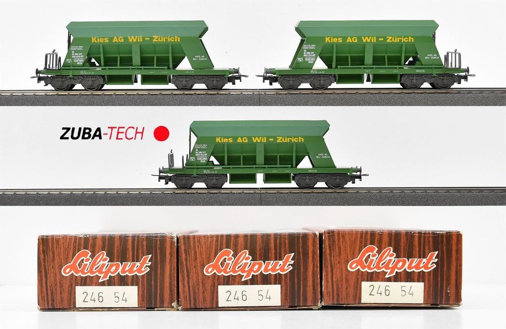 3x Liliput 24654 Kieswagen SBB H0 GS OVP (Gebraucht) in St. Gallen für CHF 62 – mit Lieferung ...