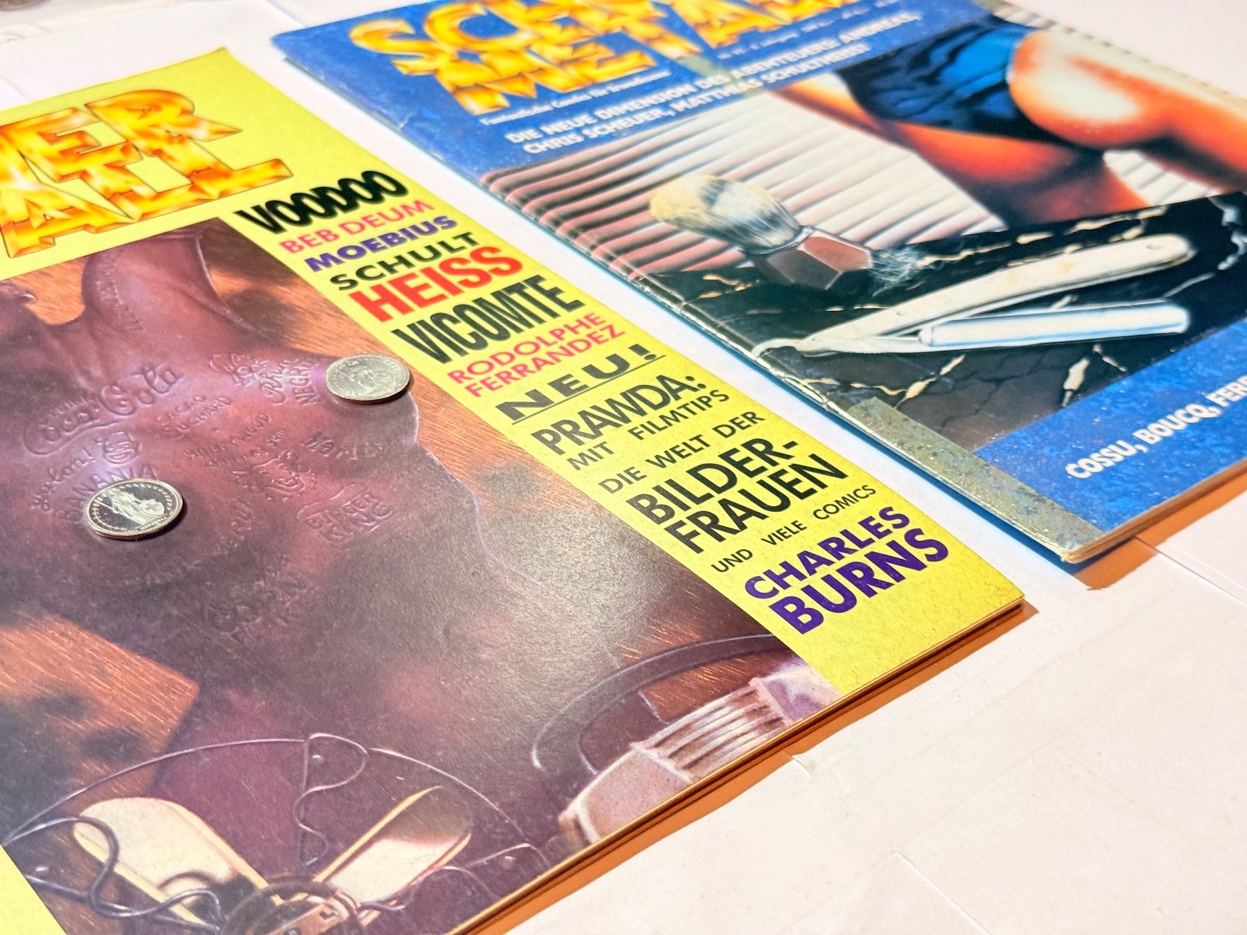 2 "Schwer Metall“ Hefte, Comics für Erwachsene, Top Zustand! (Neu ...