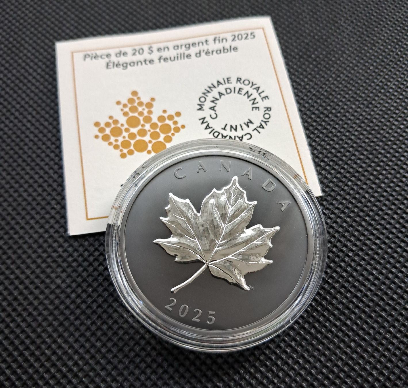 1 OZ Silber Maple Leaf 2025: Lim. Auflage (Neu und originalverpackt) in ...