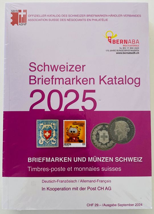 Schweizer Briefmarken Katalog 2025 NEU in Folie verpackt TOP (Neu und originalverpackt) in Baar ...