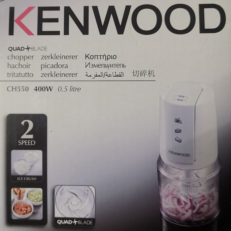 Kenwood Quad Blade Chopper CH550 (Neu und originalverpackt) in ...