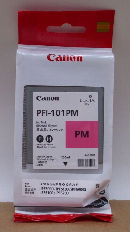 Canon iPF5000/iPF6000/iPF6200 Photo Magenta Ink, PFI-101PM (Neu und originalverpackt) in ...