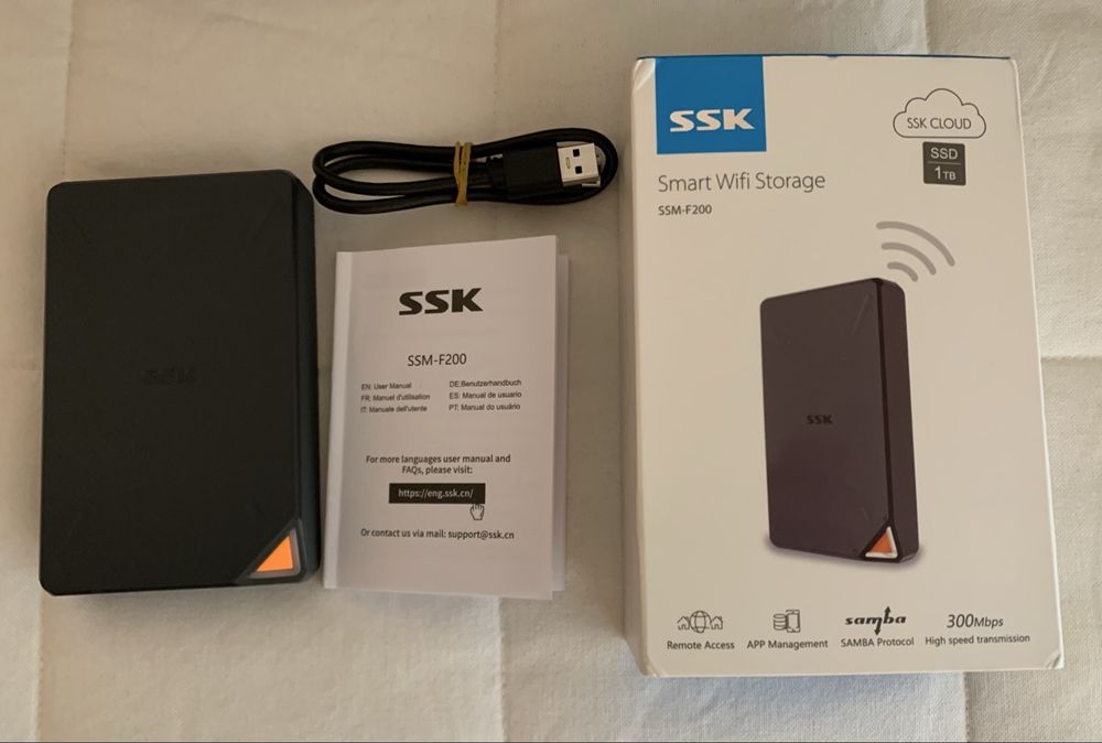 SSK Smart Wifi Storage Cloud Portabel - Weltweiter Zugriff (Neu und originalverpackt) in St ...