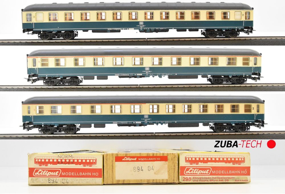 3x Liliput Personenwagen DB H0 GS mit OVP | Kaufen auf Ricardo