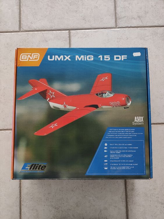 UMX MiG 15 DF RC Modellflugzeug BNF neuwertig (Neu und originalverpackt ...
