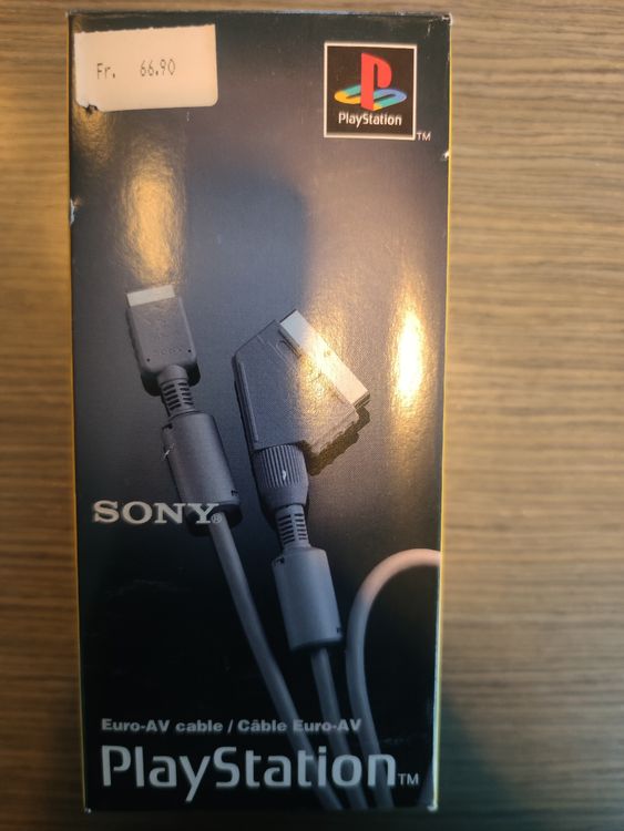 Euro-AV cable Playstation 1 (Neu (gemäss Beschreibung)) in St-Légier ...