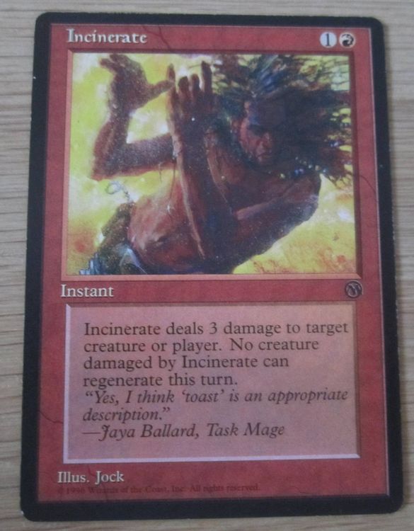 Magic the Gathering Karte Incinerate DCI Promo (Gebraucht) in Wohlen AG ...