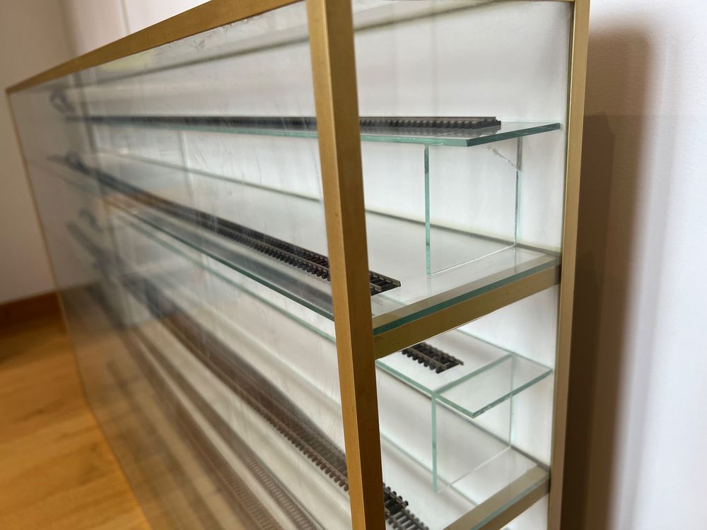 Vitrine d'exposition pour trains échelle N 100 x 60 cm | Kaufen auf Ricardo