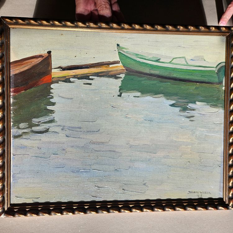 Johannes Weber 1871 - 1949 Zürich "Ein Stück Zürichsee" (Gebraucht) in Wisen SO für CHF 415 ...