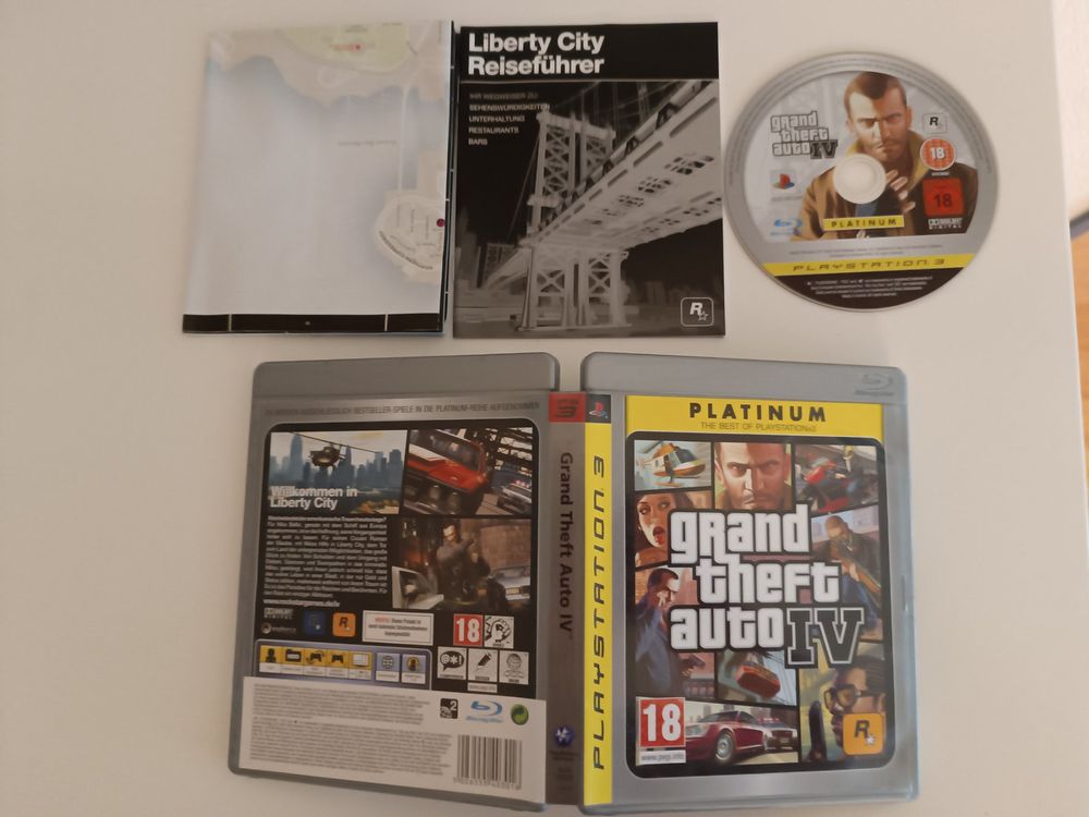 GTA 4 Grand Theft Auto IV PS3 Playstation (Gebraucht) in Wettingen für ...