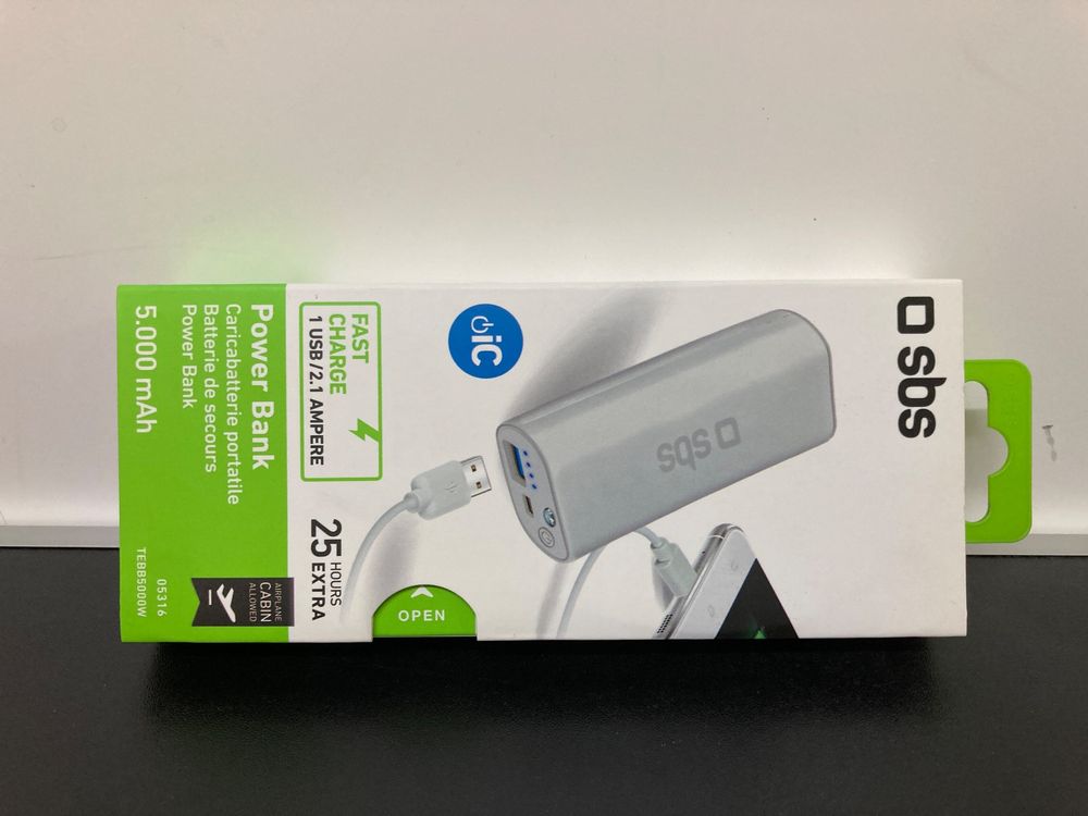 Neu SBS Power Bank 5.000mAh (1x) (Neu und originalverpackt) in Inwil ...