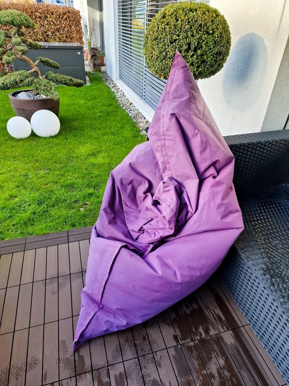 Sitting Point Bigfoot ( Sitzsack Outdoor Lila) (Gebraucht) in Obfelden ...