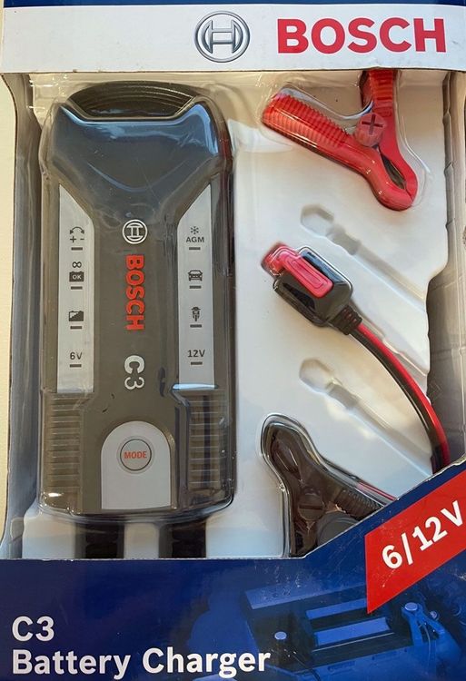 Ladegerät BOSCH C3 für Motorräder, Auto und Schiffe | Kaufen auf Ricardo