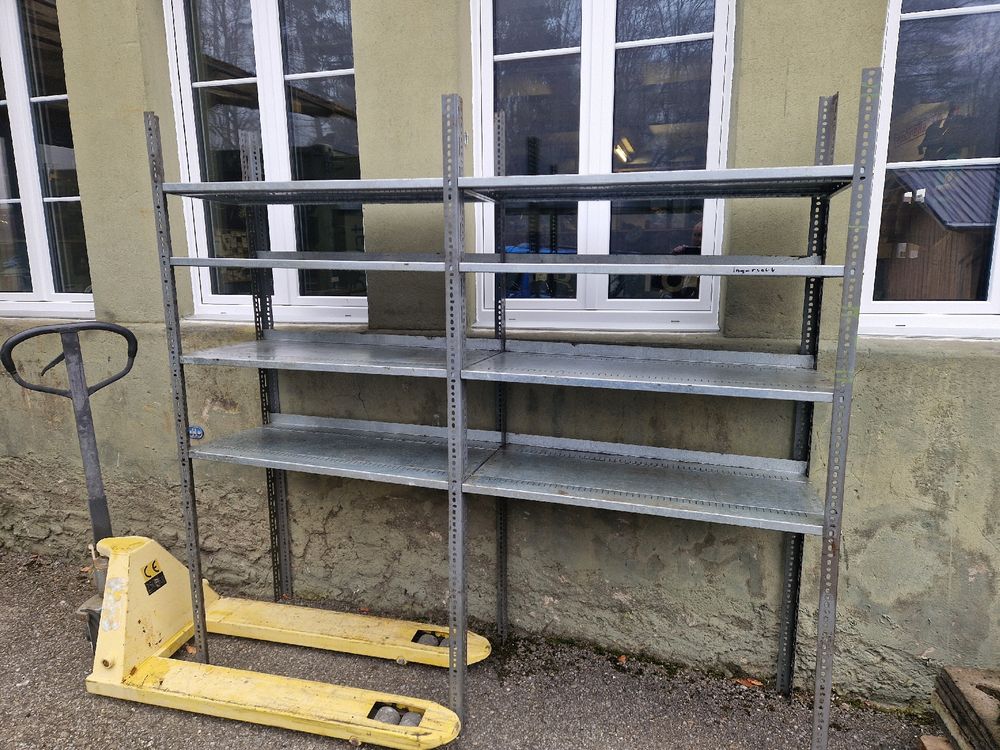 Lager Gestell verzinkte Tablare zum selber bauen (Gebraucht) in Fahrni ...